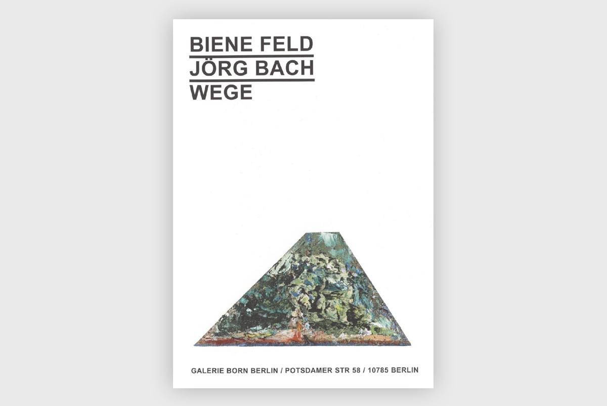 Biene Feld, Jörg BachWege2016 - GALERIE BORN